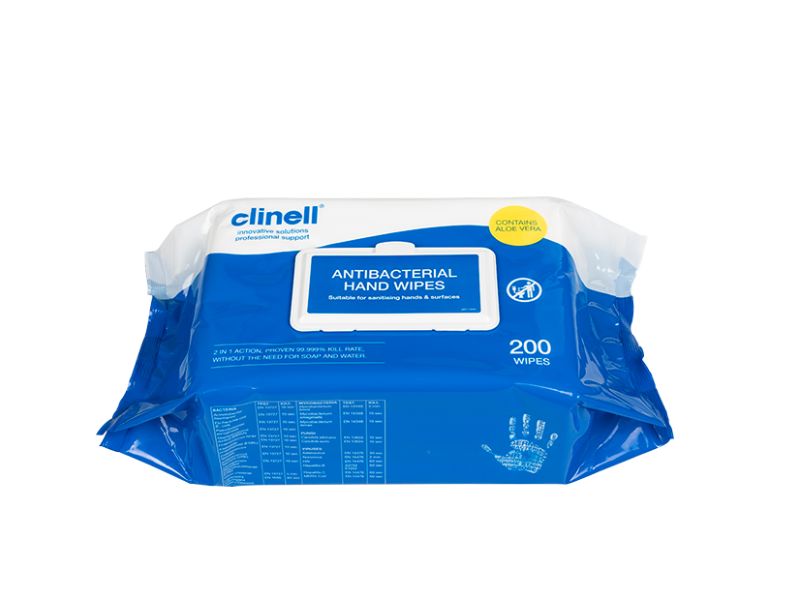 Clinell Antimicrobial Hand Wipes | Mr First Aid
